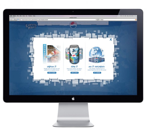 Pepsi Website Design by Go Media