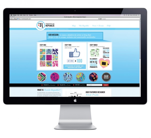 Textile Republic WordPress Website Design by Go Media
