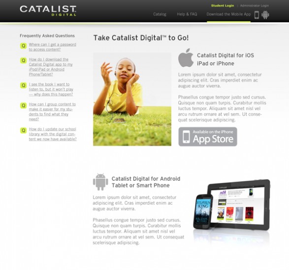 Catalist Digital Website Design by Go Media