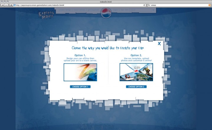 Pepsi Website Design by Go Media
