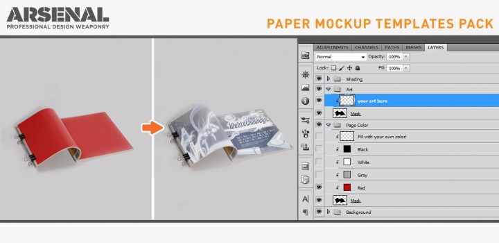 Must-Have PSD Mockups: The Paper Mockup Templates Pack is Here! - Go ...