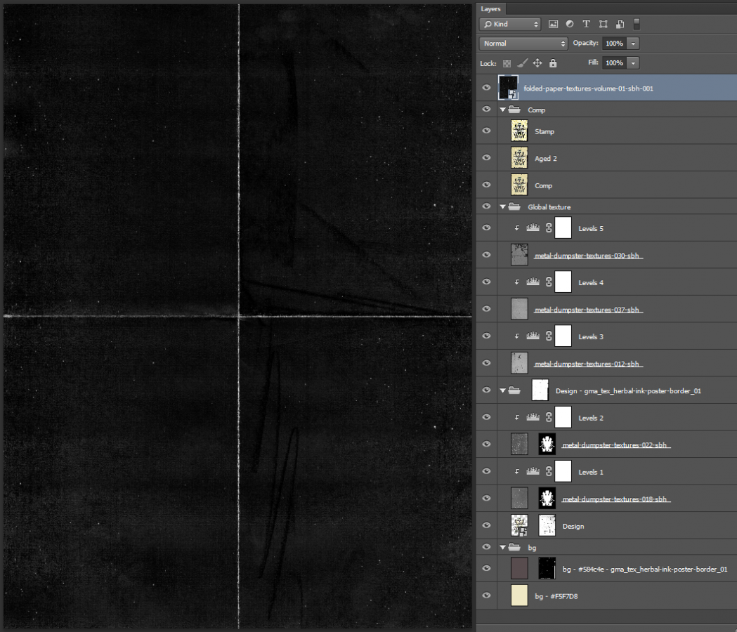 Paper Textures Tutorial: Adding fake folds to your design in a jiffy ...