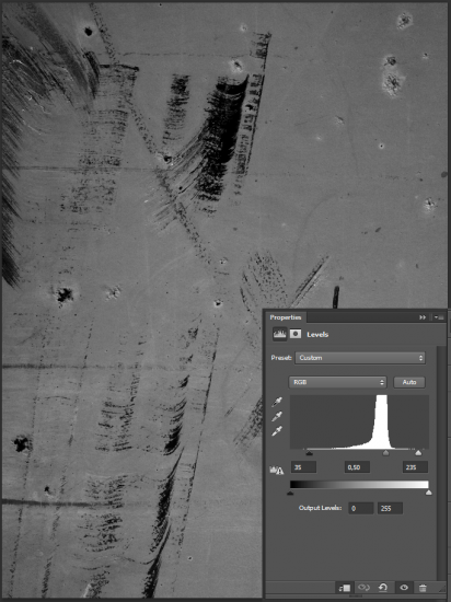 Texture Tutorial: using metal and rust textures to destroy a design