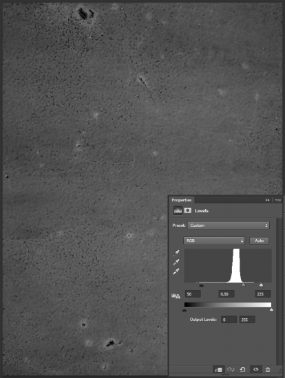 Texture Tutorial: using metal and rust textures to destroy a design