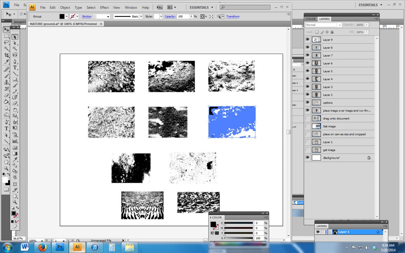 Using Ground Texture Packs to Create a Brochure Design in Photoshop
