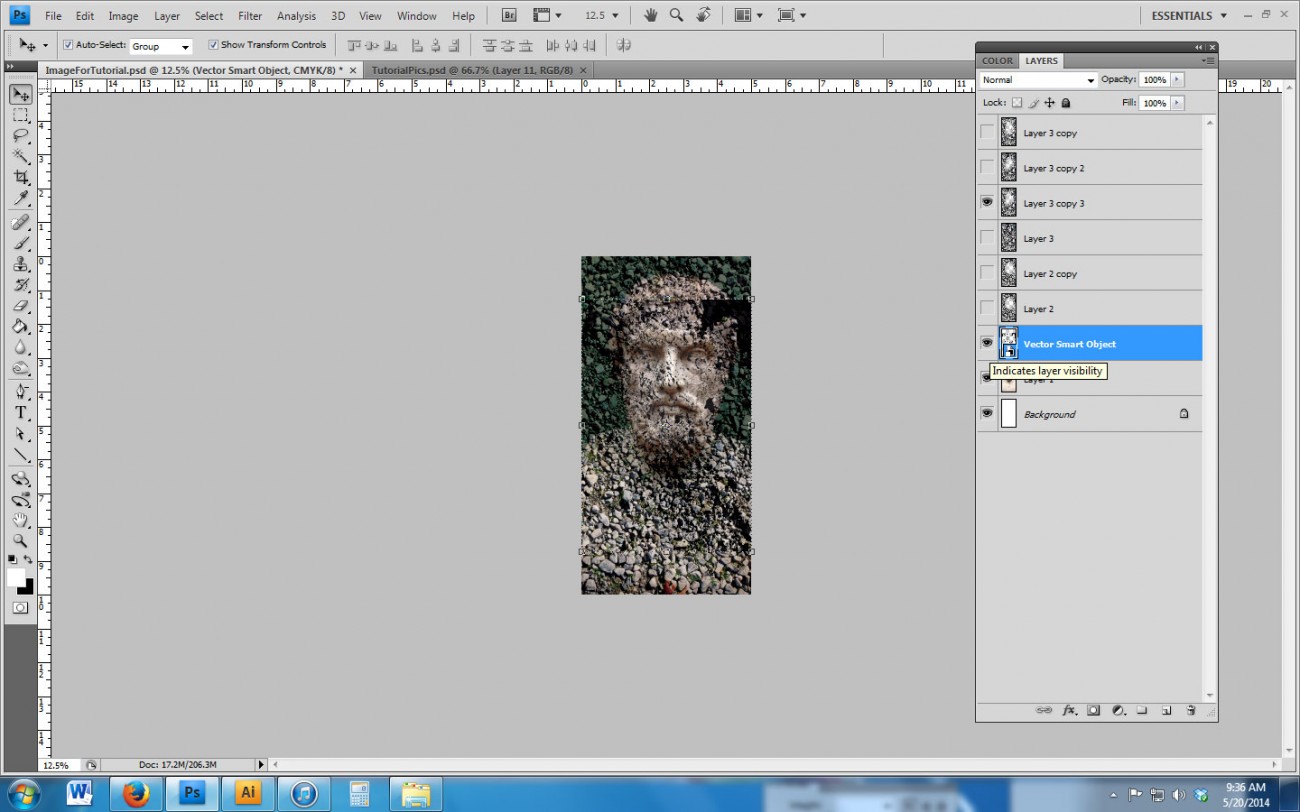 Using Ground Texture Packs to Create a Brochure Design in Photoshop