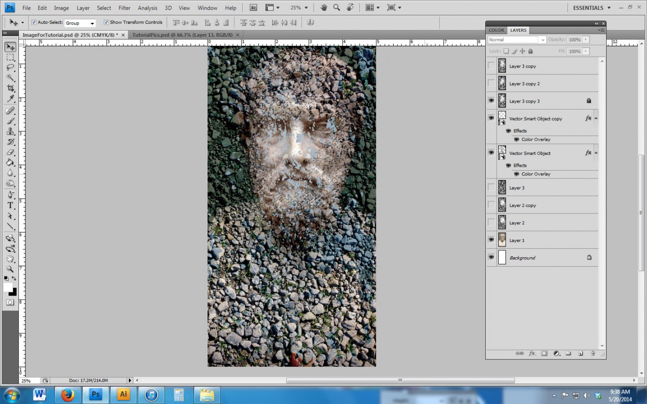 Using Ground Texture Packs to Create a Brochure Design in Photoshop