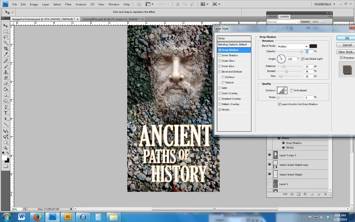 Using Ground Texture Packs to Create a Brochure Design in Photoshop