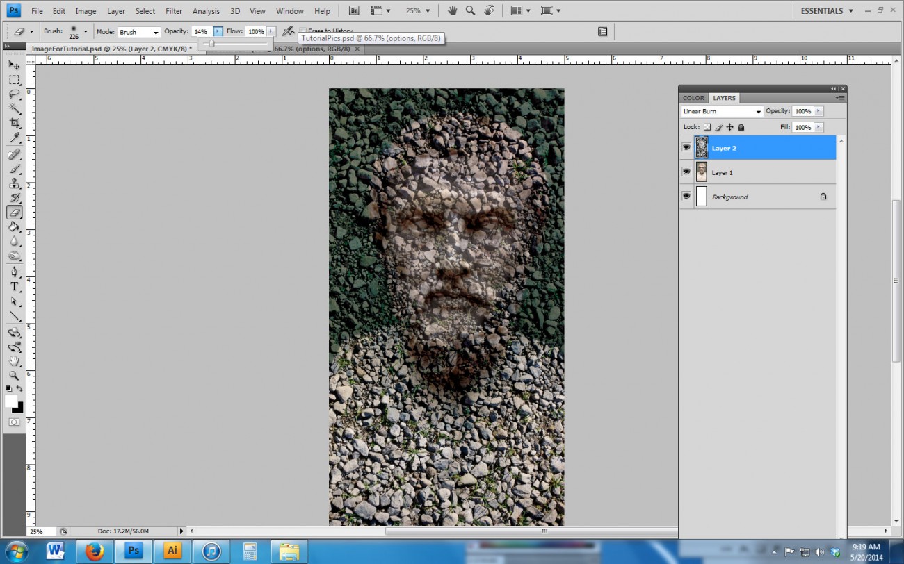Using Ground Texture Packs to Create a Brochure Design in Photoshop