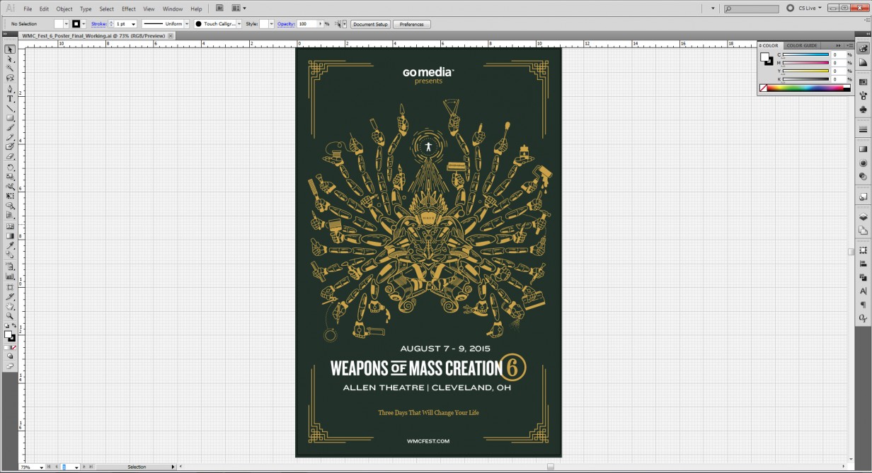 WMC Fest 6 Poster Design Process: An Inside Look (Part II) - Go Media ...