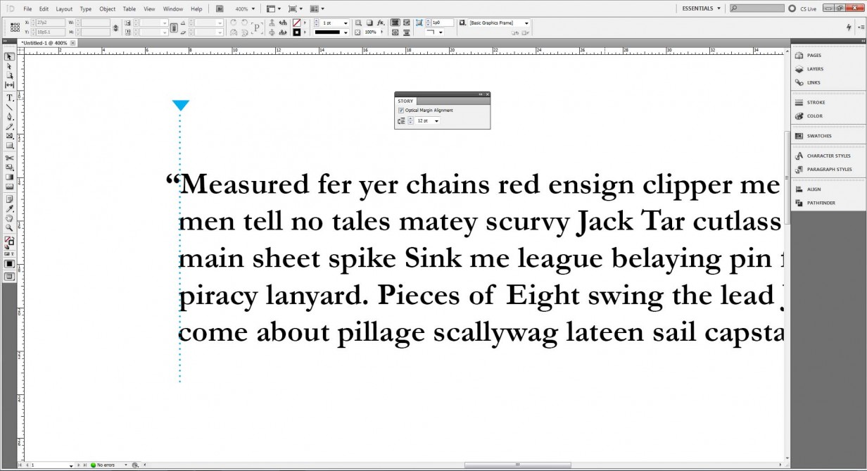 Hanging Punctuation in InDesign and Illustrator | Design Tip of the ...