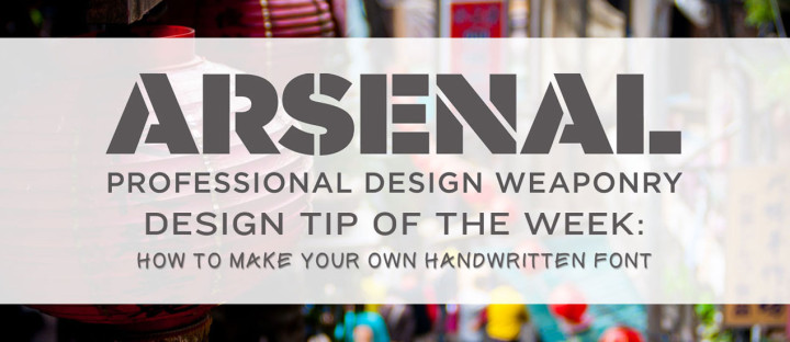 How to Create a Handwritten Font